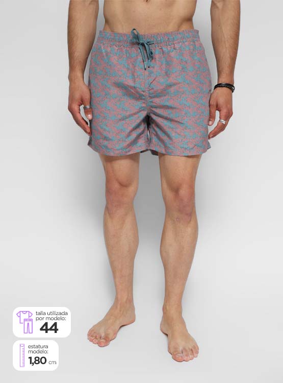 Ripley - ROPA BAÑO HOMBRE INDEX ROSADO FUNTO