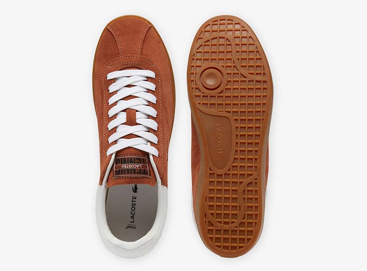 ZAPATILLAS HOMBRE LACOSTE CASUAL ROJO BASE SHOT CUERO