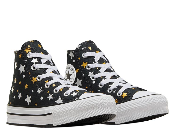 ZAPATILLAS UNISEX CONVERSE URBANAS NEGRO CHUCK TAYLOR ALL STAR EVA LIFT