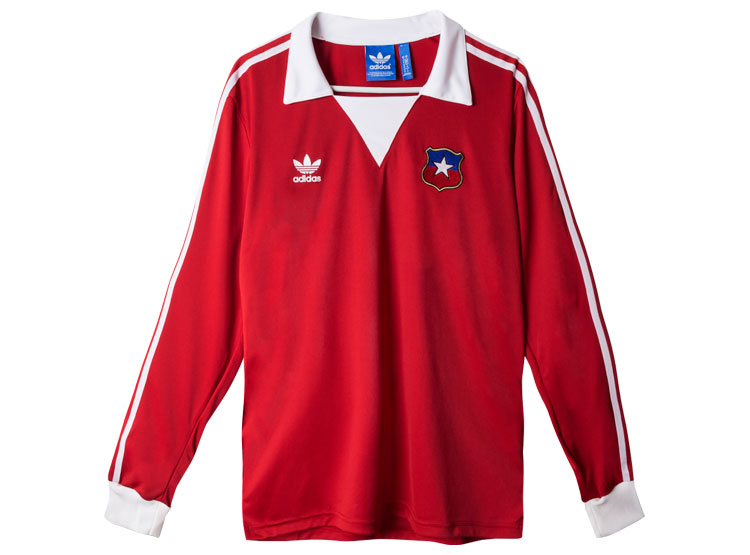 Ripley - CAMISETA ADIDAS CHILE RETRO ML ROJO