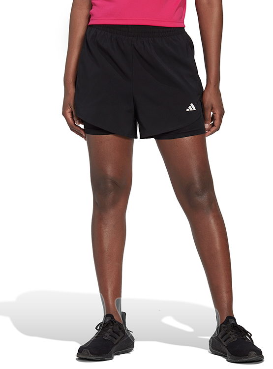 SHORT MUJER ADIDAS MADE FOR TRAINING AEROREADY MINIMAL 2 EN 1 HN1044