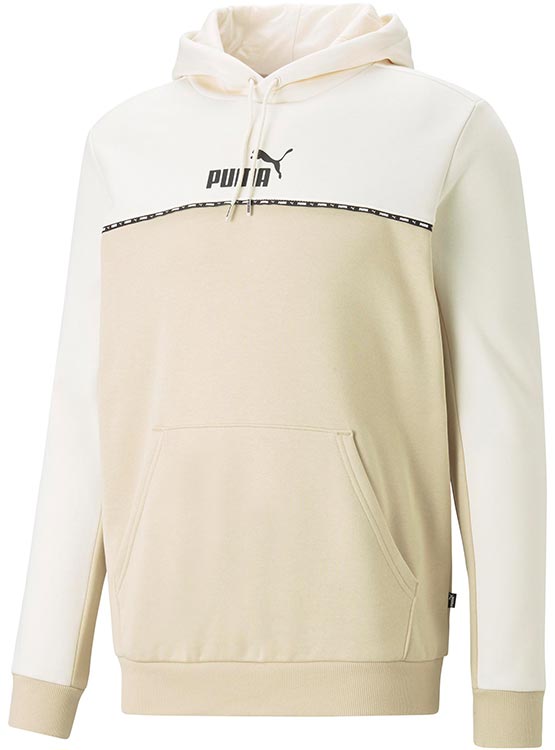POLERON PUMA ESS BLOCK X TAPE HOODIE FL 673342-88