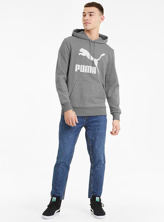 POLERÓN ALGODÓN HOMBRE PUMA CLASSICS LOGO HOODIE TR 530084-03