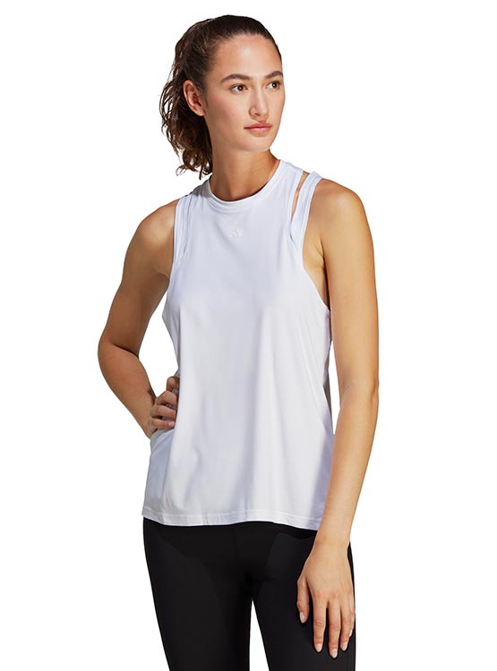 Ripley - POLERA ADIDAS AEROREADY BVD TANK TRAIN ESSENTIALS LOGO 3 ...