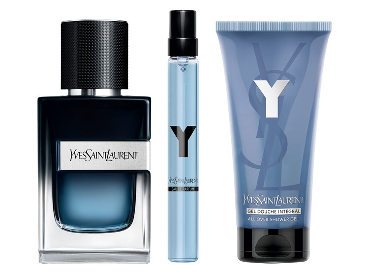 SET PERFUME YVES SAINT LAURENT Y HOMBRE EDP 60 ML+ 10 ML + SHOWER GEL 50 ML