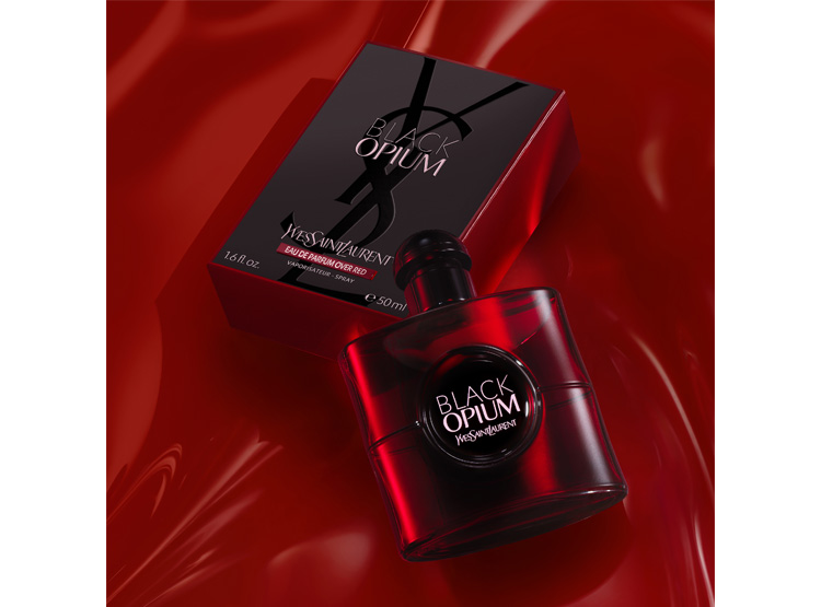 PERFUME YVES SAINT LAURENT BLACK OPIUM OVER RED MUJER EDP 30 ML