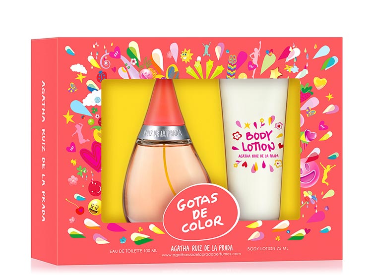 Ripley - SET PERFUME AGATHA RUIZ DE LA PRADA GOTAS DE COLOR MUJER EDT ...