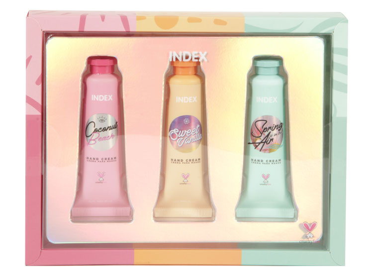 SET CREMA PARA MANOS INDEX COCO VANILA 29ML