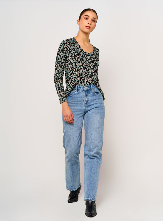 Ripley - POLO MANGA LARGA MUJER BARBADOS BEBIL