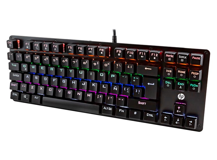 HP - TECLADO GAMER HP GK200 REDUCIDO RGB MECÁNICO | Ofertitas