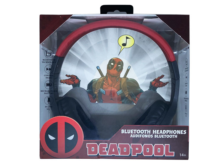 AUDÍFONOS DISNEY DEADPOOL BLUETOOTH