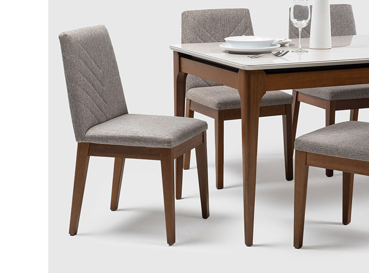 JUEGO DE COMEDOR DECOCASA JULIEN 1.8 6 SILLAS