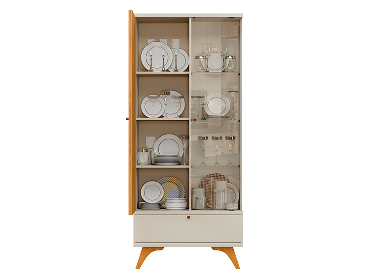 VITRINA DI PORETTI DESIGN VERSATILIS 2P 1C