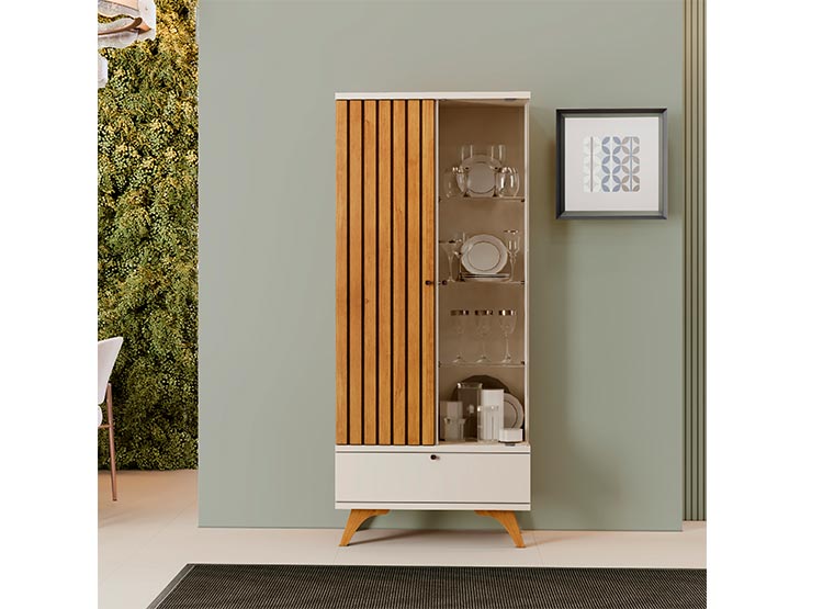 VITRINA DI PORETTI DESIGN VERSATILIS 2P 1C