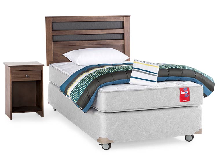 BOX AMERICANO ROSEN BEAT 1.5 PL CASTELLO + MADERAS + TEXTIL