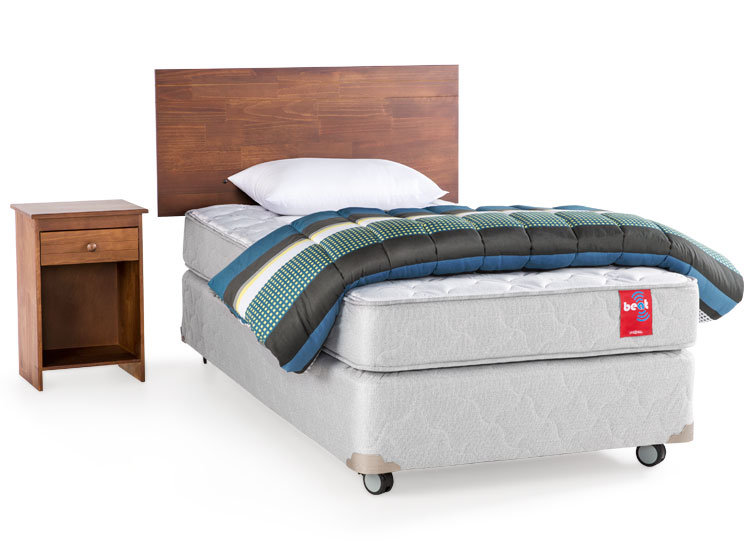 BOX AMERICANO ROSEN BEAT TABOR 1.5 PL + MADERAS + TEXTIL