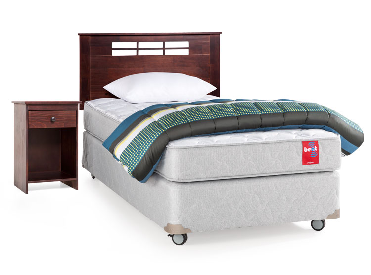 BOX AMERICANO ROSEN BEAT VERONA 1.5 PL + MADERAS + TEXTIL