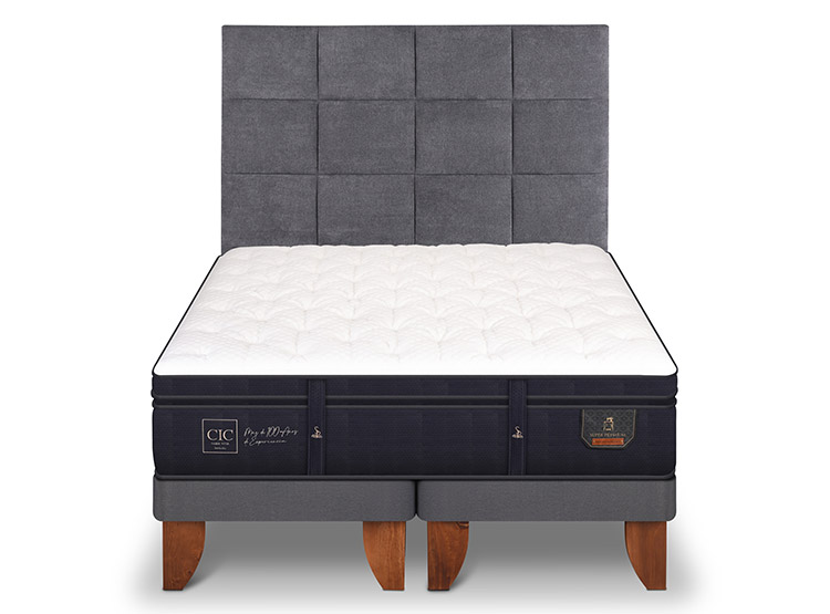 CAMA EUROPEA CIC SUPER PREMIUM SUPER KING + RESPALDO TAMESIS