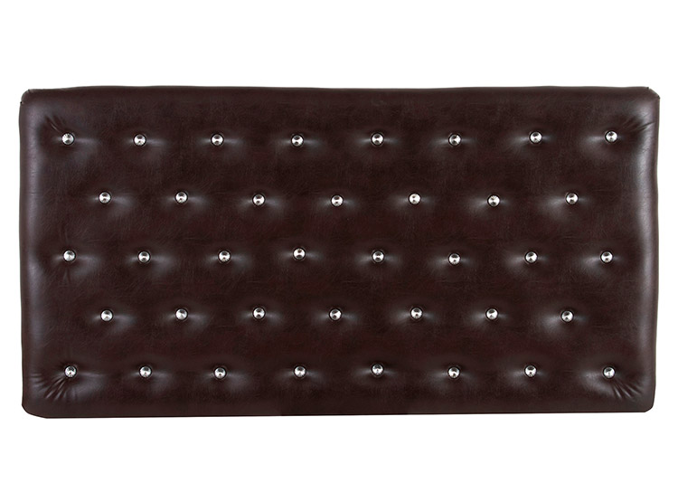 RESPALDO BODEVIR DIAMOND PU 2 PLAZAS MADERA CHOCOLATE