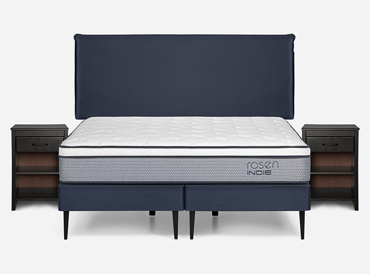 JUEGO DE DORMITORIO ROSEN CAMA EUROPEA INDIE KING + SET MAURICE
