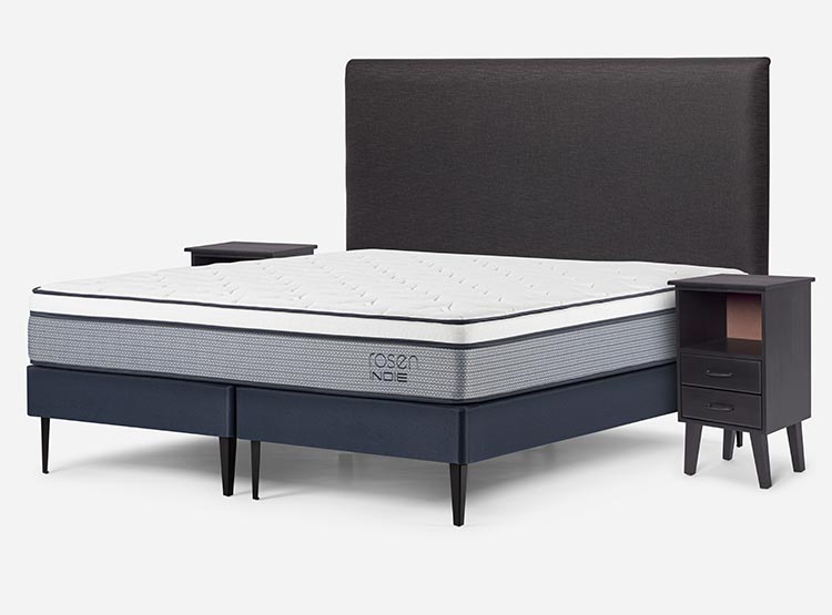 Ripley - JUEGO DE DORMITORIO ROSEN CAMA EUROPEA INDIE KING + SET CONNOR