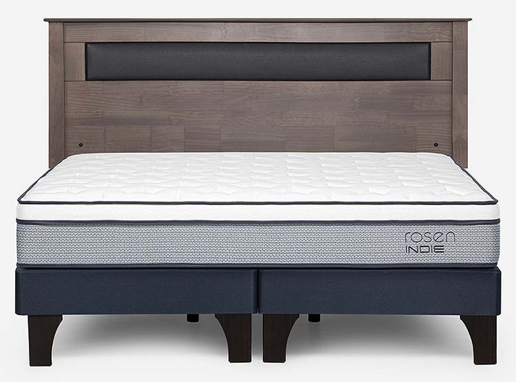 JUEGO DE DORMITORIO ROSEN CAMA EUROPEA INDIE PM KING + RESPALDO FERRARA ...