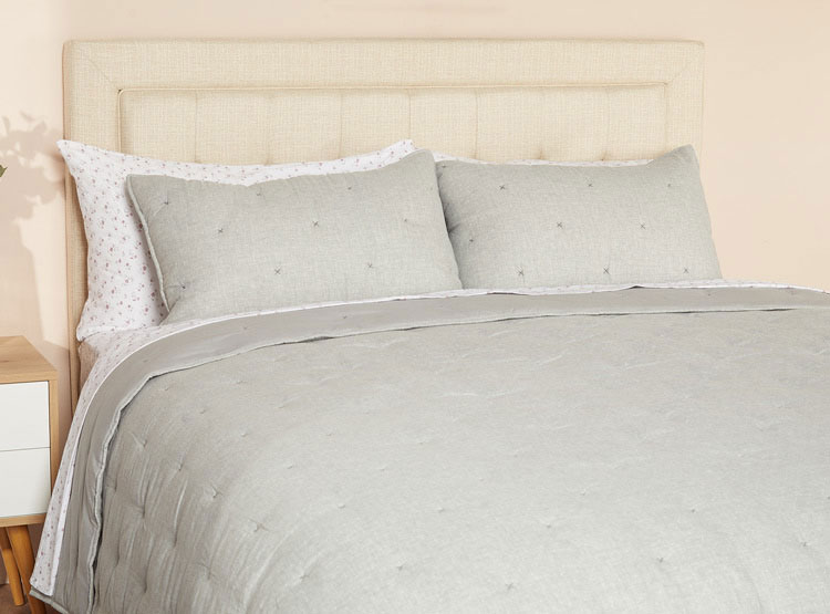 PLUMON LINETT BEDDING CRUCES GRIS 1.5 PL