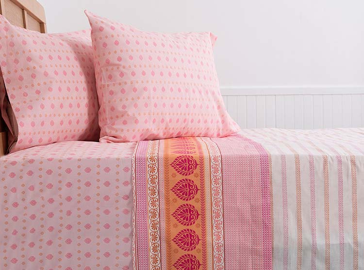 MASHINI - SÁBANA MASHINI CAICO KING 144 HILOS MULTICOLOR ESTAMPADO ...
