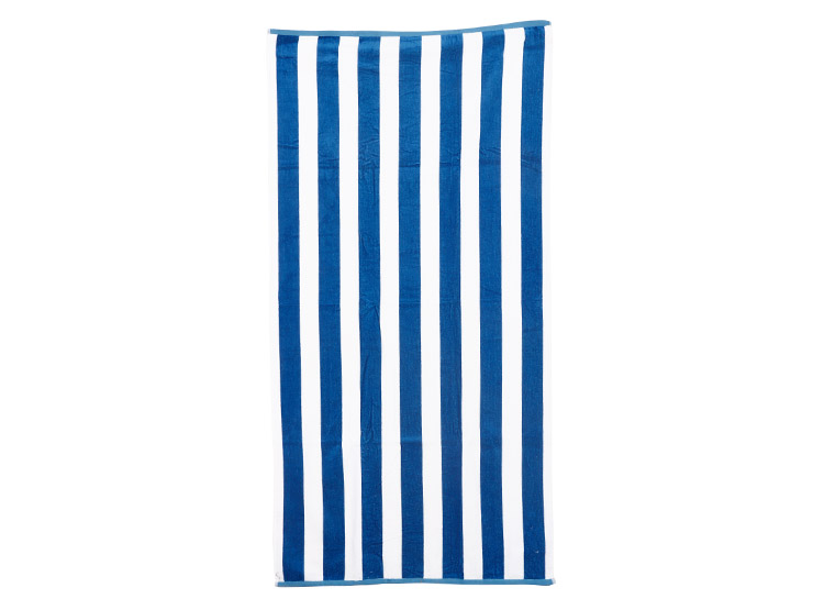 Ripley - TOALLA DE PLAYA RIPLEY HOME JACQUARD STRIPES AZUL
