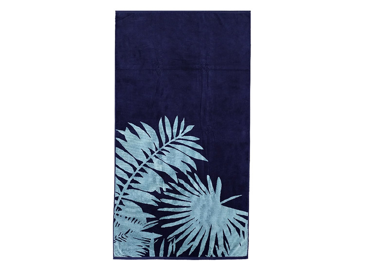 TOALLA PLAYA ILLUSIONS SURF AZUL 80 X 160 CM