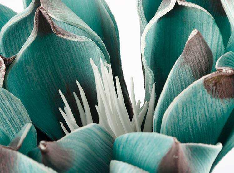 FLOR DECORATIVA RIPLEY HOME TURQUESA