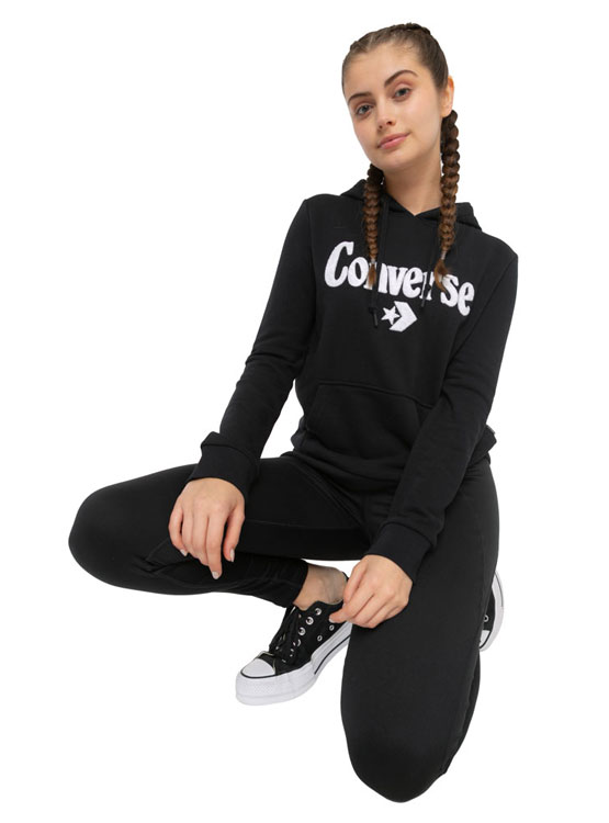 POLERON CONVERSE CHENILLE PATCH HOODIE