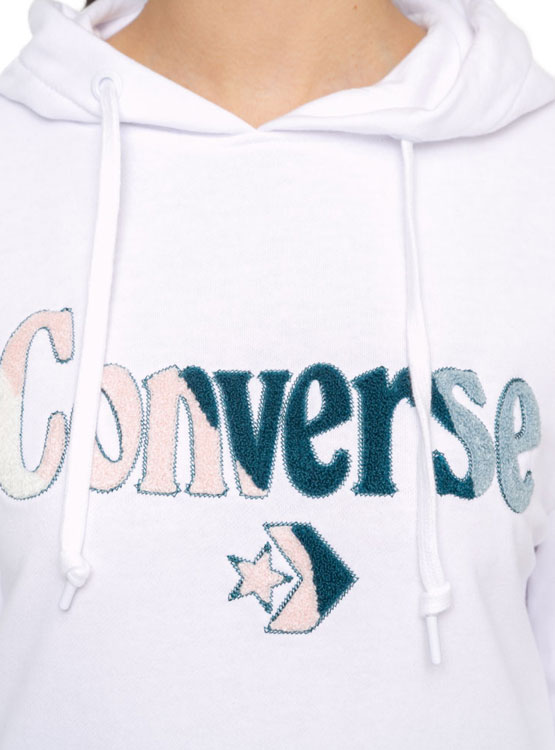 POLERON CONVERSE CHENILLE PATCH HOODIE