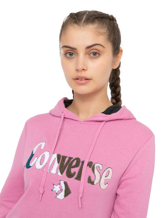 POLERON CONVERSE CHENILLE PATCH HOODIE