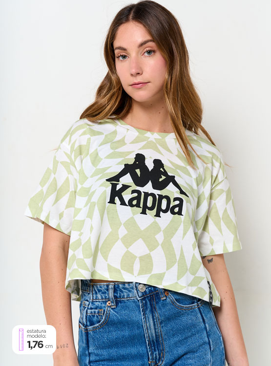 POLERA MUJER KAPPA CROP TOP
