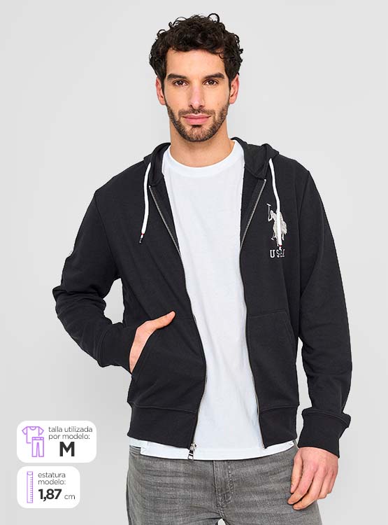 POLERÓN HOMBRE US POLO ASSN FULL ZIPPER