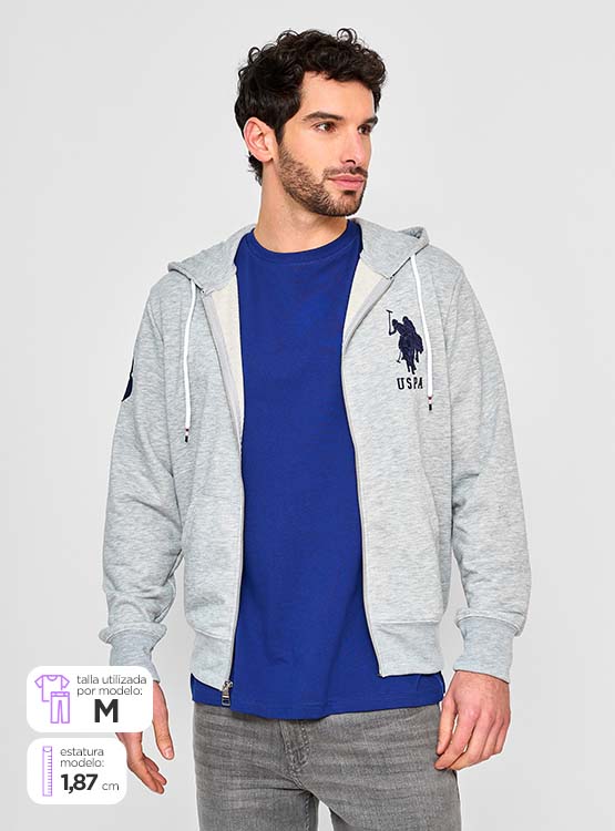 POLERÓN HOMBRE US POLO ASSN FULL ZIPPER