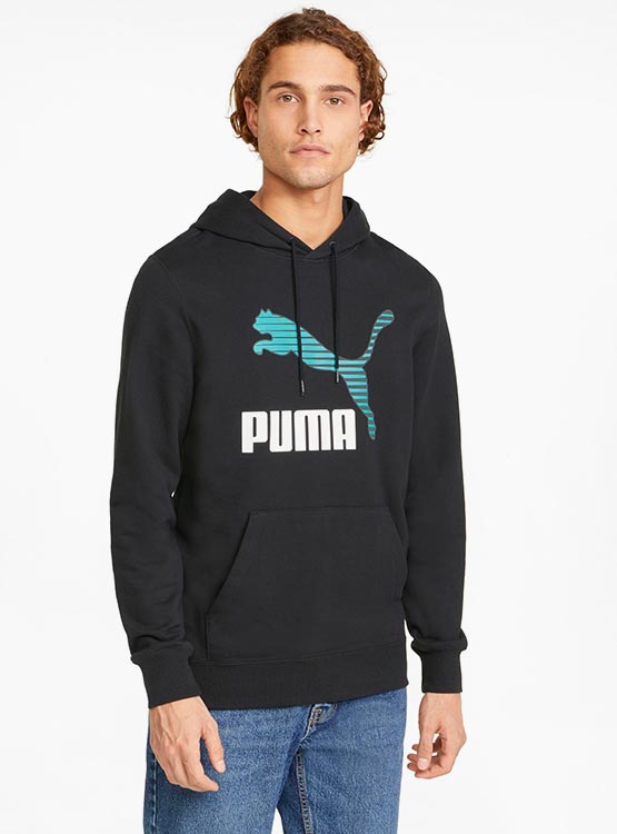 POLERÓN PUMA CLASSICS LOGO INTEREST HOODIE TR