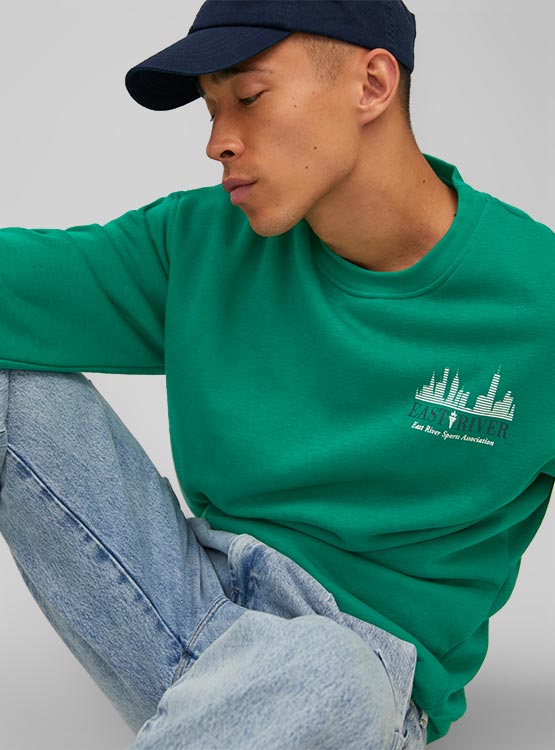 POLERÓN SWEAT CREW JACK&JONES