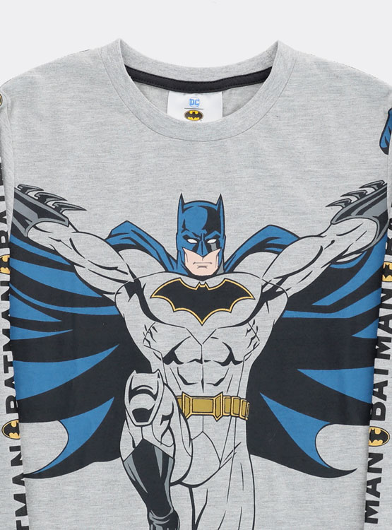 POLERA BATMAN MANGA LARGA