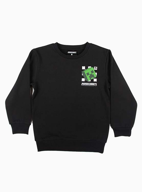 POLERÓN MANGA LARGA NIÑO MINECRAFT POLERA