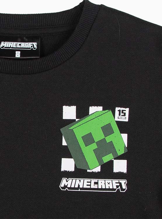 POLERÓN MANGA LARGA NIÑO MINECRAFT POLERA